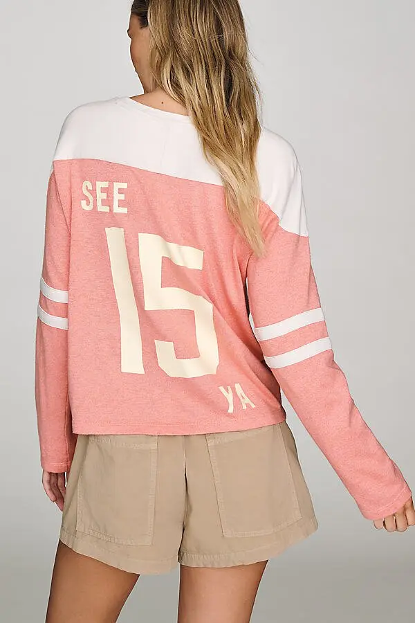 MOTHER The Long-sleeve Outfielder Shirt Top