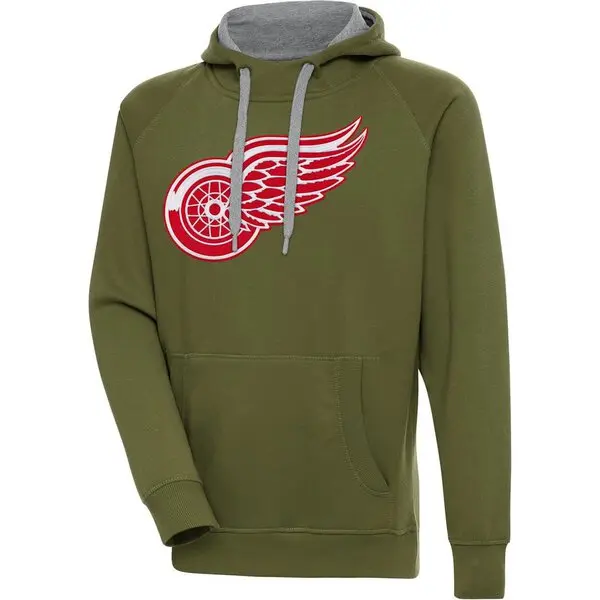 ANTIGUA Detroit Red Wings Victory Pullover Hoodie