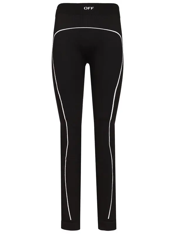Off-White Off Stamp Leggings - Black