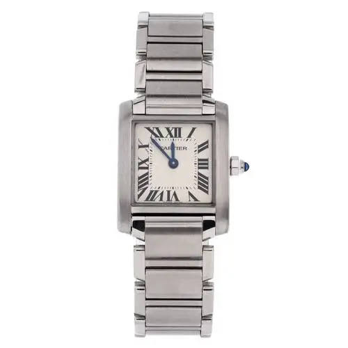 CARTIER Tank Francaise Quartz Watch Stainless Steel 20 - Metallic Silver