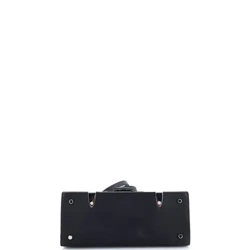 Goyard Saigon Top Handle Bag Coated Canvas With Leather Pm