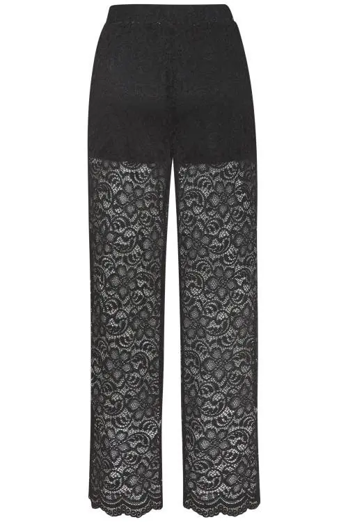LASCANA Lace Overlay Pants