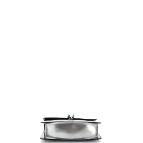 BVLGARI Serpenti Forever Shoulder Bag Metallic Leather Small