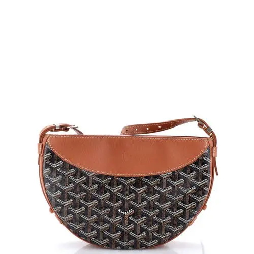 Goyard Hirondelle Shoulder Bag Coated Canvas And Leather