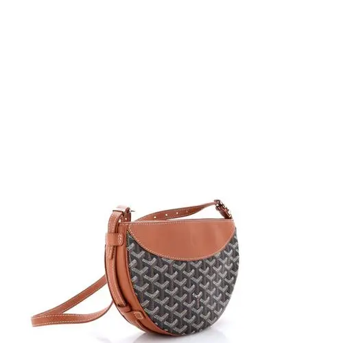 Goyard Hirondelle Shoulder Bag Coated Canvas And Leather