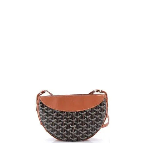 Goyard Hirondelle Shoulder Bag Coated Canvas And Leather