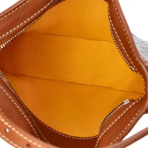 Goyard Hirondelle Shoulder Bag Coated Canvas And Leather