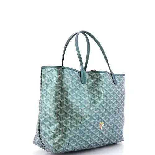 Goyard Saint Louis Tote Iridescent Coated Canvas Pm - Green