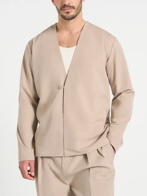 Manière De Voir Axel Minimal Shirt - Taupe