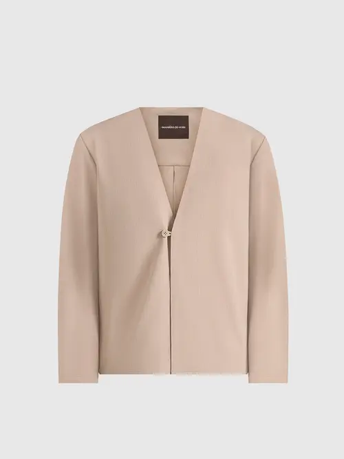 Manière De Voir Axel Minimal Shirt - Taupe