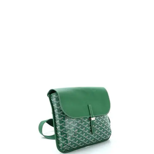 Goyard Coursier Messenger Bag Coated Canvas And Leather