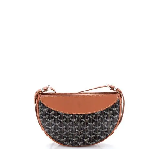 Goyard Hirondelle Shoulder Bag Coated Canvas And Leather