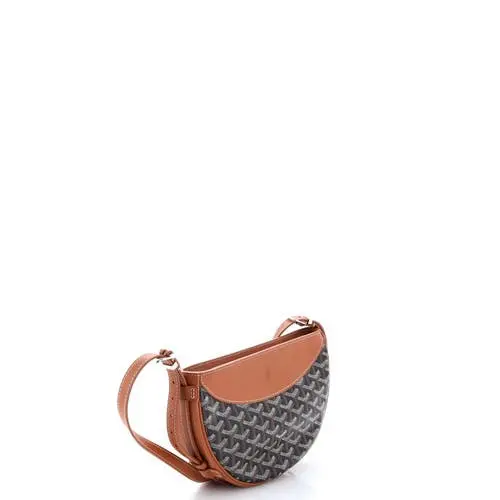 Goyard Hirondelle Shoulder Bag Coated Canvas And Leather
