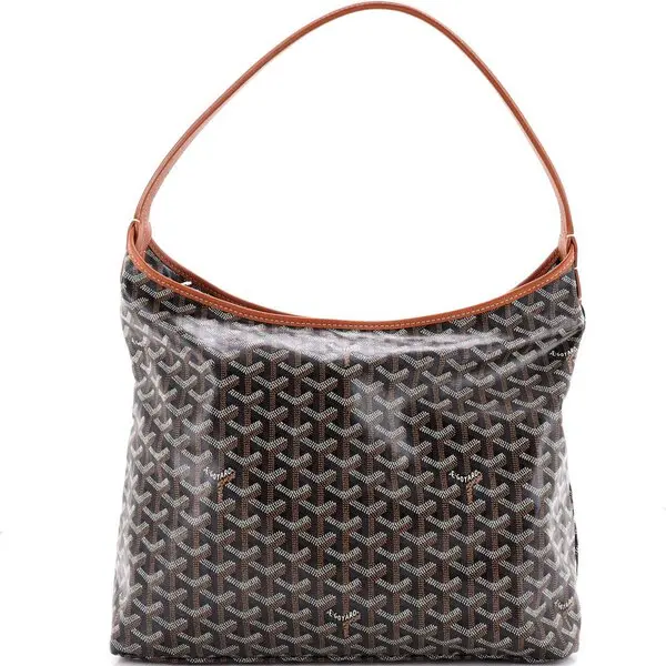 Goyard Boheme Hobo Coated Canvas - Brown