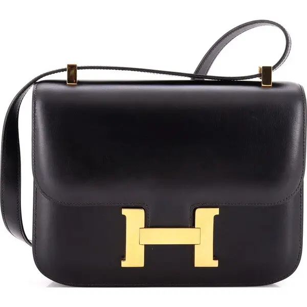 Hermès Constance Bag Box Calf 24 - Black