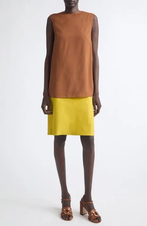 FERRAGAMO Sleeveless Jewel Neck Top