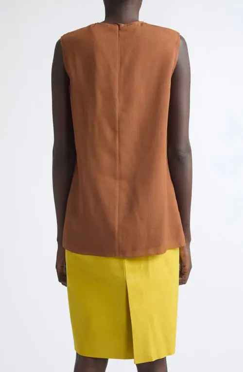 FERRAGAMO Sleeveless Jewel Neck Top