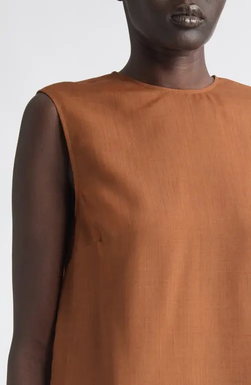 FERRAGAMO Sleeveless Jewel Neck Top