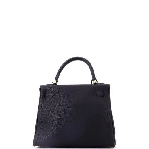 Hermès Kelly Handbag Togo With Gold Hardware 25
