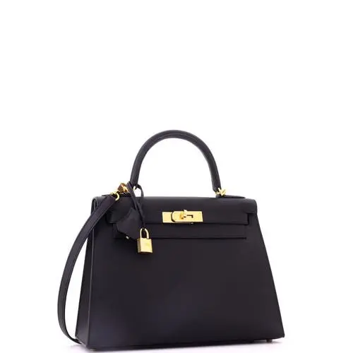 Hermès Kelly Handbag Epsom With Gold Hardware 28 - Black
