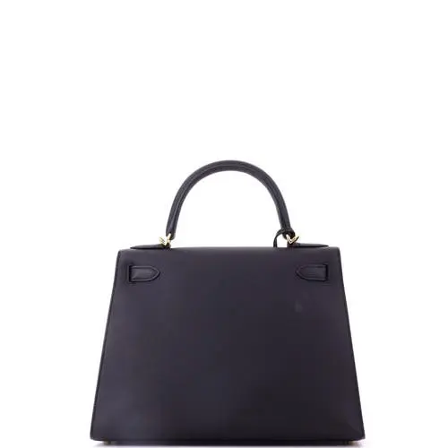 Hermès Kelly Handbag Epsom With Gold Hardware 28 - Black