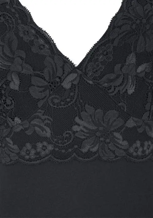 LASCANA Lace V-neck Nightgown