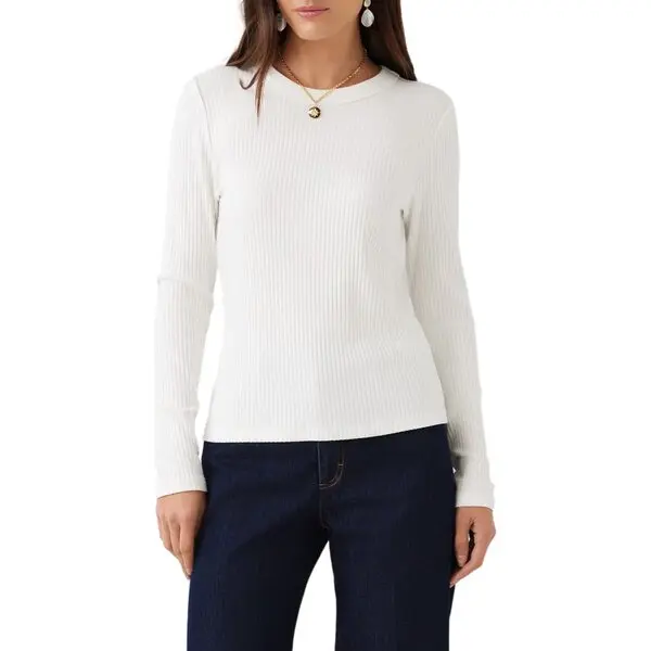 Karen Kane Ribbed Long Sleeve Top