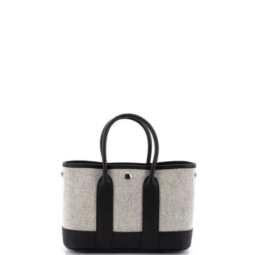 Hermès Neo Garden Tote Toile And Leather 23