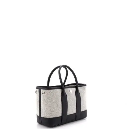Hermès Neo Garden Tote Toile And Leather 23