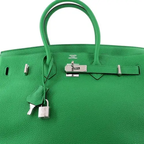 Hermès Birkin Handbag Togo With Palladium Hardware 35 - Green