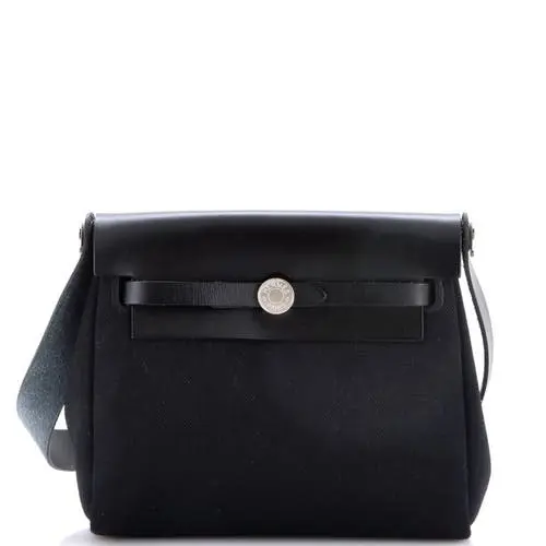 Hermès Herbag Zip Toile And Leather 20