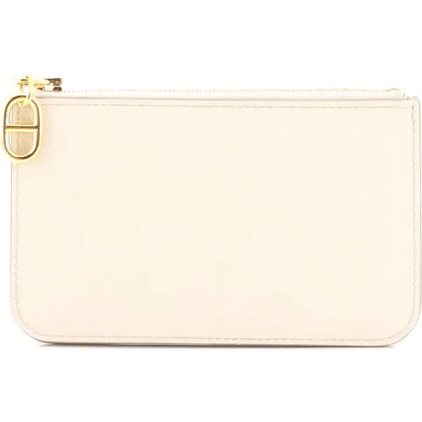 Hermès Zipengo Chaine D'ancre Zip Card Holder Leather - White