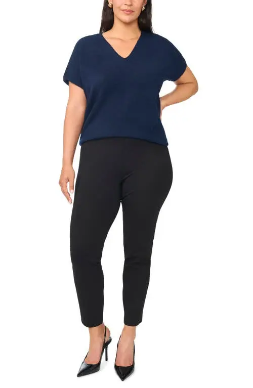 Vince Camuto V-neck Short Sleeve Sweater
