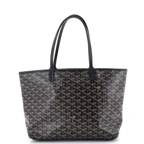 Goyard Artois Tote Coated Canvas Pm - Black