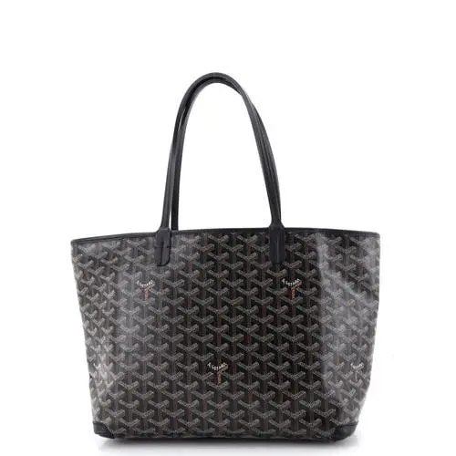 Goyard Artois Tote Coated Canvas Pm - Black