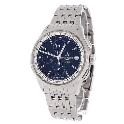 BREITLING Premier Chronograph Automatic Watch Stainless Steel 42
