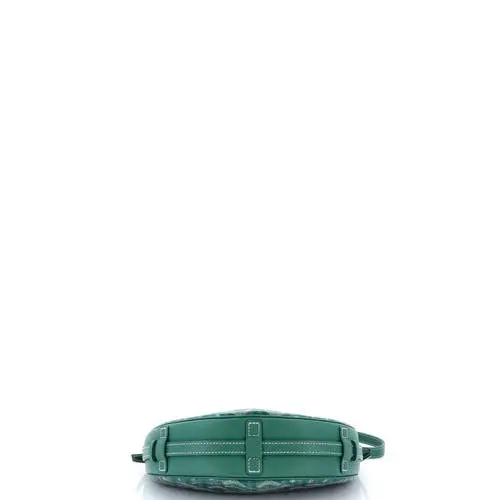Goyard Hirondelle Shoulder Bag Coated Canvas And Leather - Green
