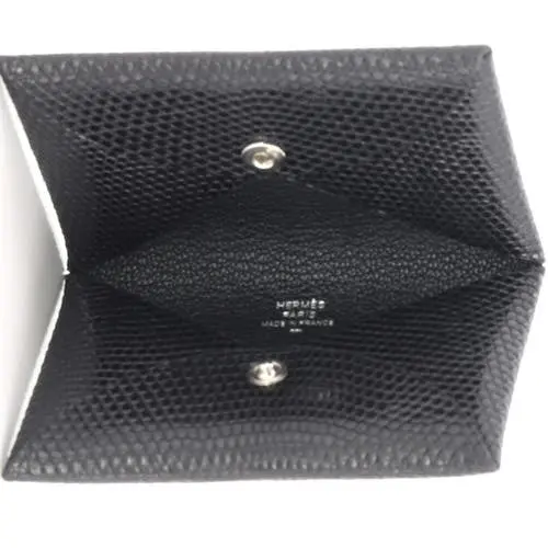 Hermès Calvi Card Holder Lizard