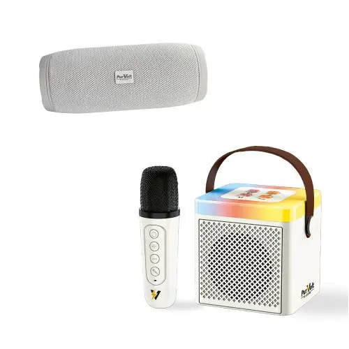 PURSONIC Portable Karaoke Set & Wireless Speakerthe Power Player