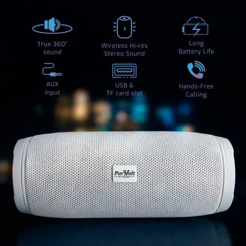 PURSONIC Portable Karaoke Set & Wireless Speakerthe Power Player