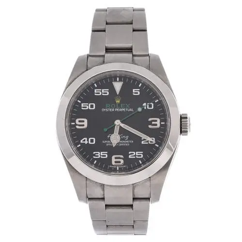 ROLEX Oyster Perpetual Air King Chronometer Automatic Watch Stainless Steel 40 - Metallic Silver