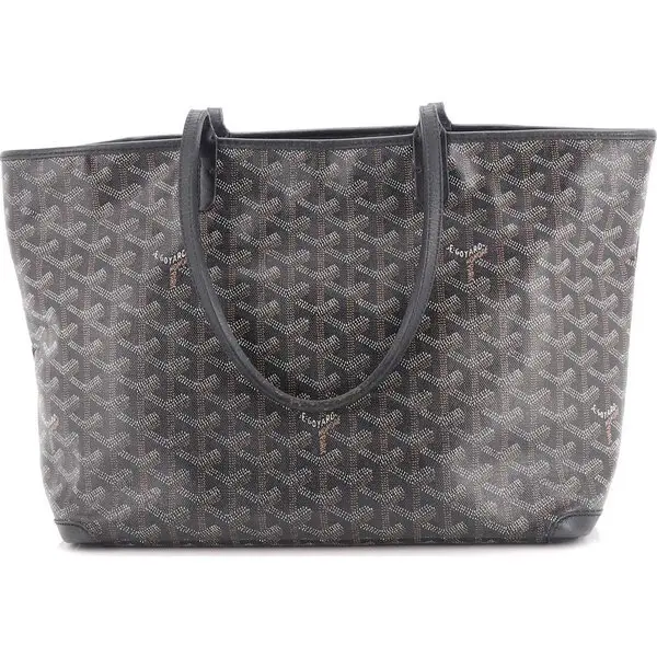 Goyard Artois Tote Coated Canvas Pm - Black