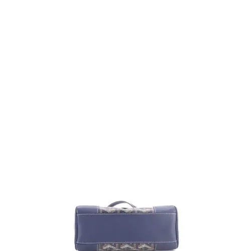 Goyard Saigon Top Handle Bag Coated Canvas With Leather Mini