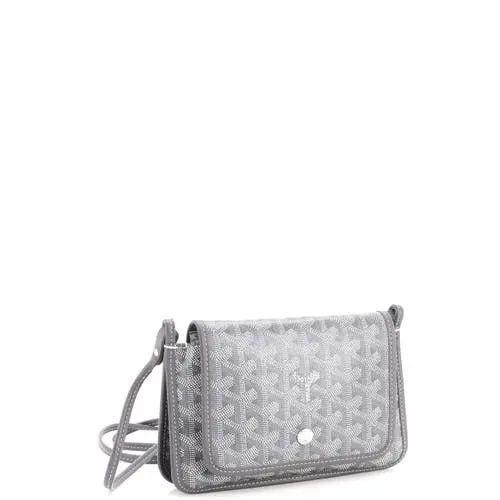 Goyard Plumet Clutch Wallet Coated Canvas - Grey