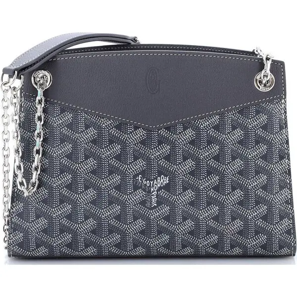 Goyard Structured Rouette Chain Shoulder Bag Coated Canvas Mini