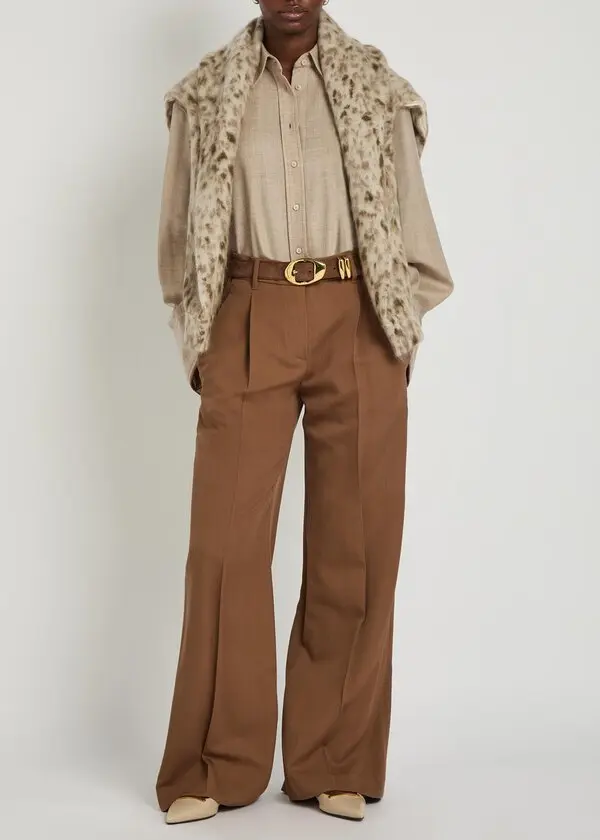 Brunello Cucinelli Embellished Wool Shirt