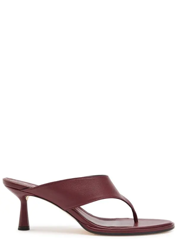 AeydĒ Olenna 65 Leather Thong Sandals