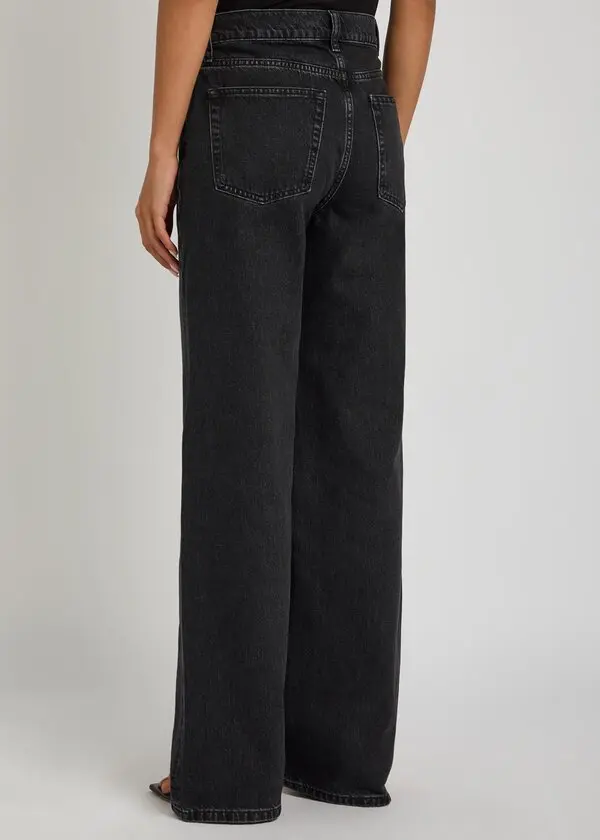 ANINE BING Hugh Wide-leg Jeans