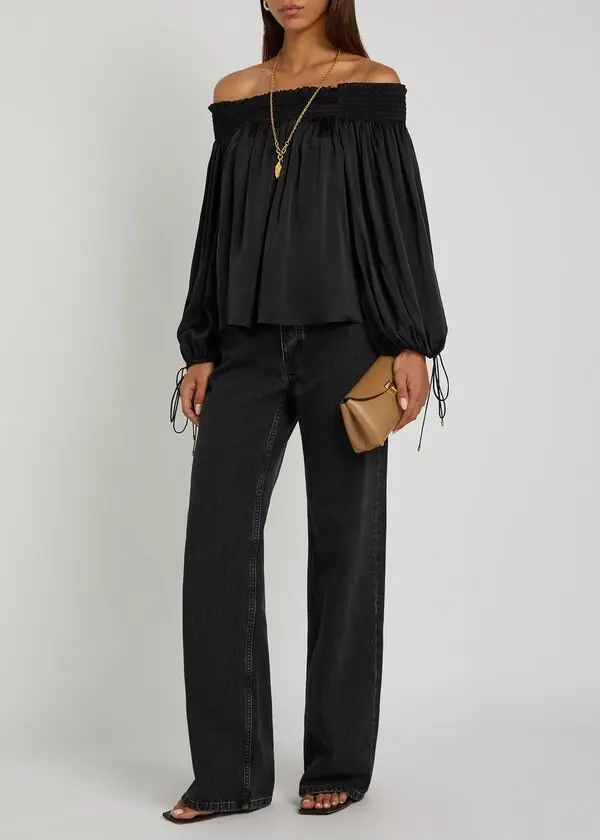 ANINE BING Hugh Wide-leg Jeans