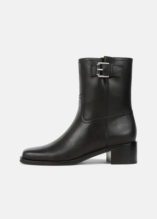 Vince London Leather Moto Boot